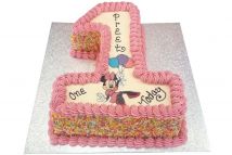 (N1) Eggfree Number 1 Birthday Cake - Cake Break