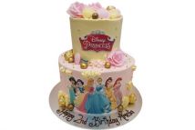 Egg Free Disney Princess 2 Tier Cake - Cake Break
